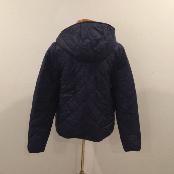 Express | Jackets & Coats | Express Quilted Puffer Jacket Blue | Poshmark